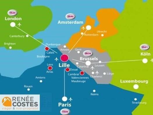 Achat appartement en viager Saint-Jans-Cappel 59270