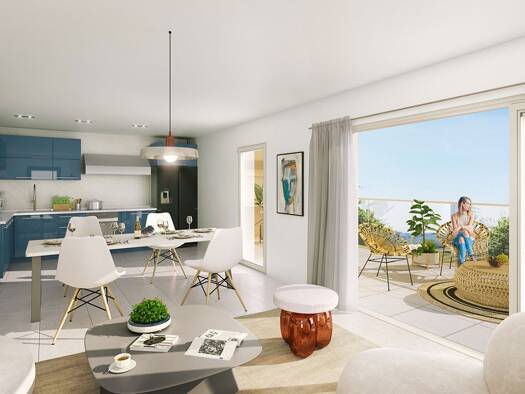 Achat appartement dernier étage Chaumont-le-Bourg 63220