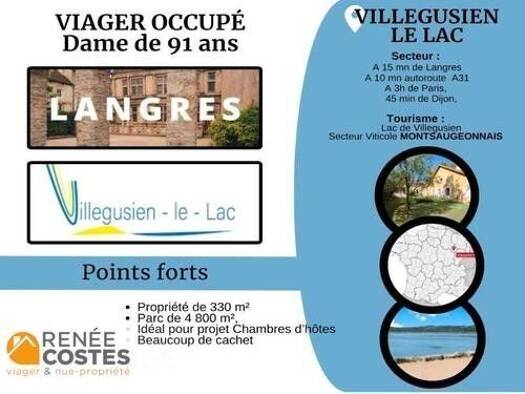 Achat maison en viager Guyonvelle 52400