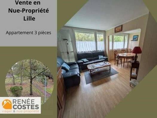 Achat appartement en viager Saint-Jans-Cappel 59270