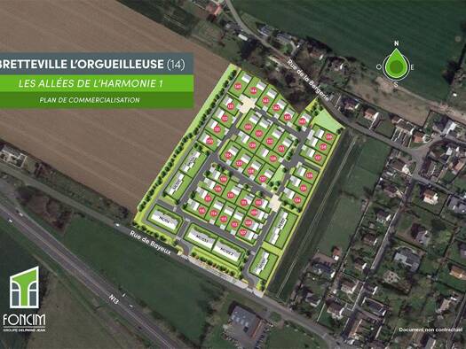 Achat terrain Sainte-Croix-Grand-Tonne 14740 dès 286 200€ : 1 annonce